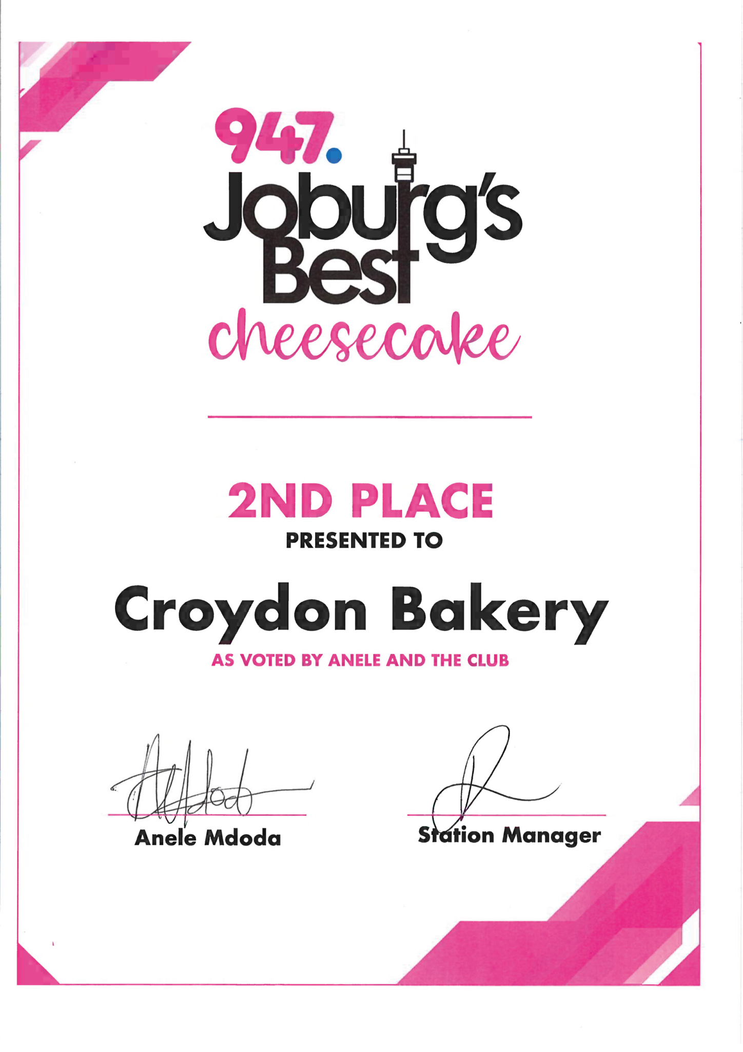 HOME - Croydon Bakery